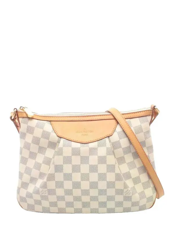 LOUIS VUITTON 2011 Check Leather Shoulder Bag - Neutrals