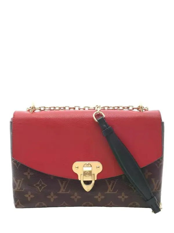 LOUIS VUITTON 2017 Saint-placide Monogram Shoulder Bag - Brown