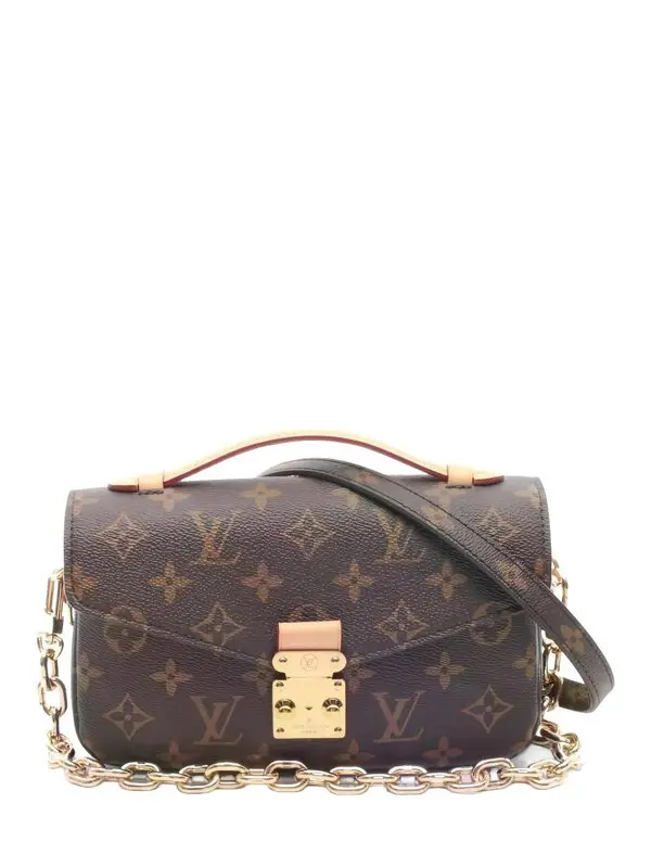 LOUIS VUITTON 2021 Pochette Métis Monogram Tote Bag - Brown