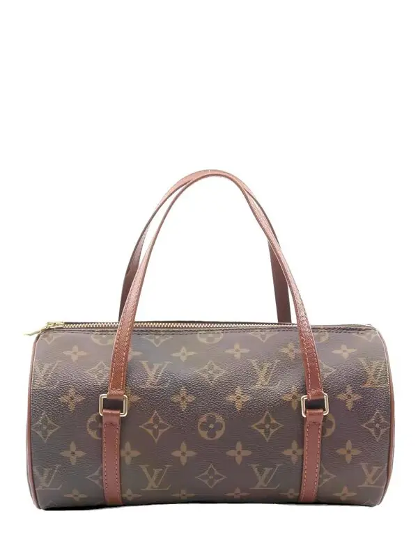 LOUIS VUITTON 2001 Papillon 26 Monogram Barrel Tote Bag - Brown