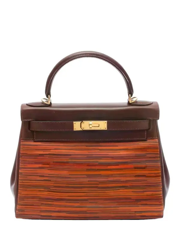 Hermès 2001 Kelly Leather Handbag - Brown