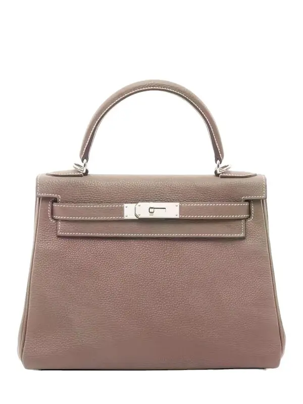 Hermès 2019 Calf Leather Handbag - Brown