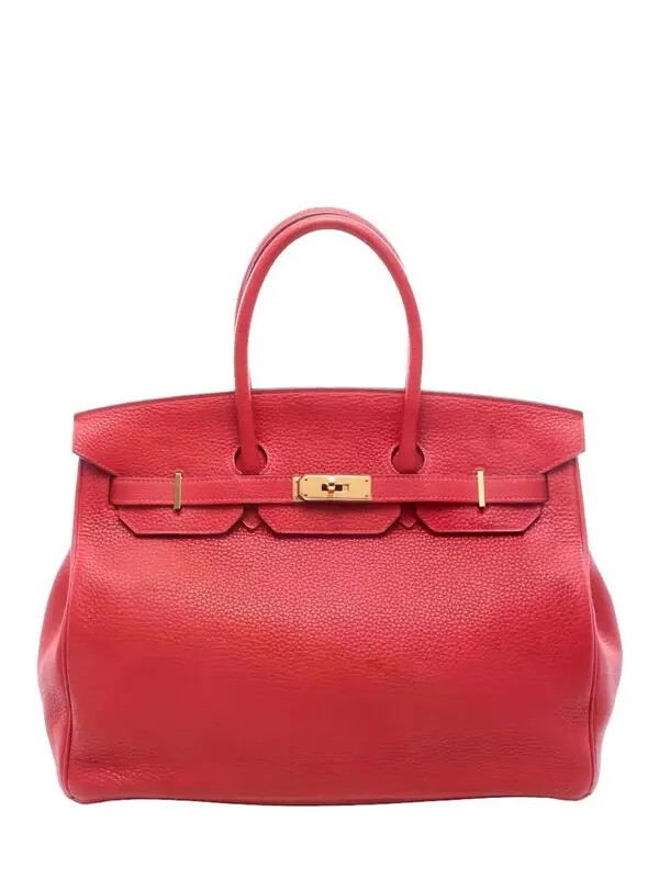Hermès 2013 35 Birkin Handbag - Red