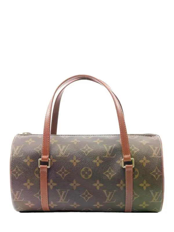 LOUIS VUITTON 1998 Papillon Monogram Handbag - Brown