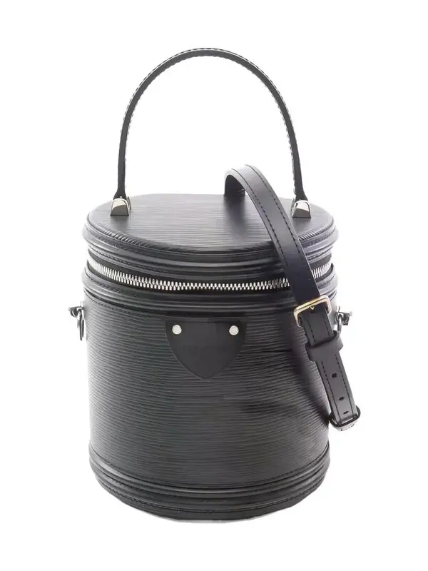LOUIS VUITTON 2019 Cannes Leather Tote - Black