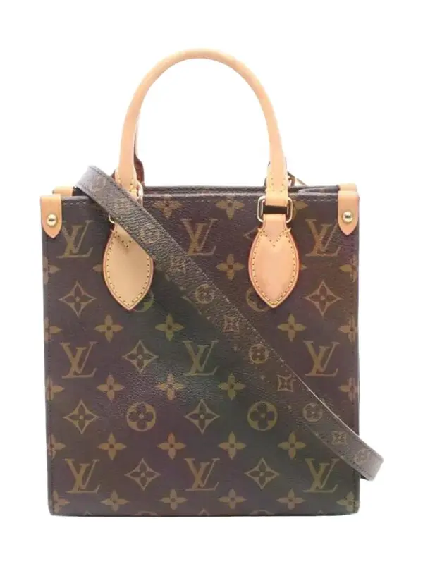 LOUIS VUITTON 2021 Sac Plat Bb Tote Bag - Brown