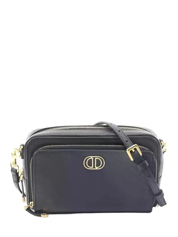 Dior 2010s Caro Double-pouch Shoulder Bag - Black