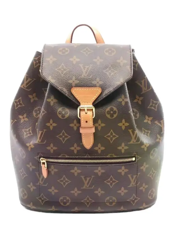 LOUIS VUITTON 2018 Monogram Leather Backpack - Brown