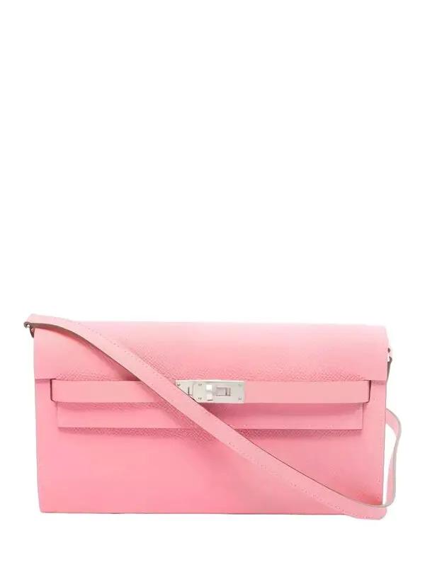 Hermès Kelly To Go Leather Shoulder Bag - Pink