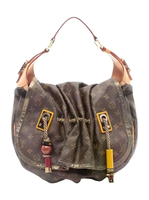 LOUIS VUITTON 2010s Gm Kalahari Shoulder Bag - Brown