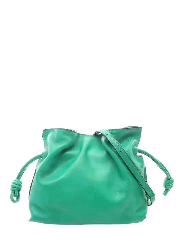 Loewe 2010s Mini Flamenco Shoulder Bag - Green