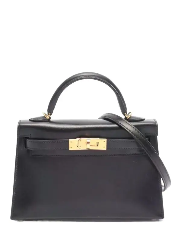 Hermès 2024 Mini Kelly Handbag - Black
