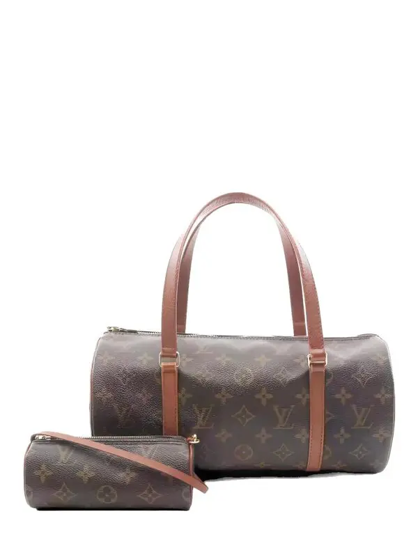 LOUIS VUITTON 1994 30 Papillon Monogram Shoulder Bag - Brown