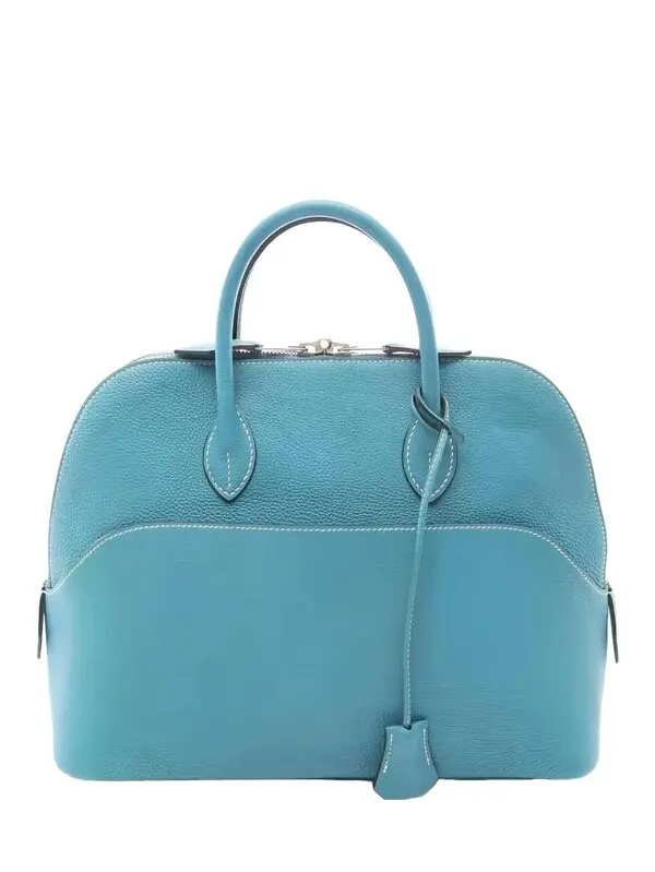 Hermès Bolide 1923 Leather Tote - Blue