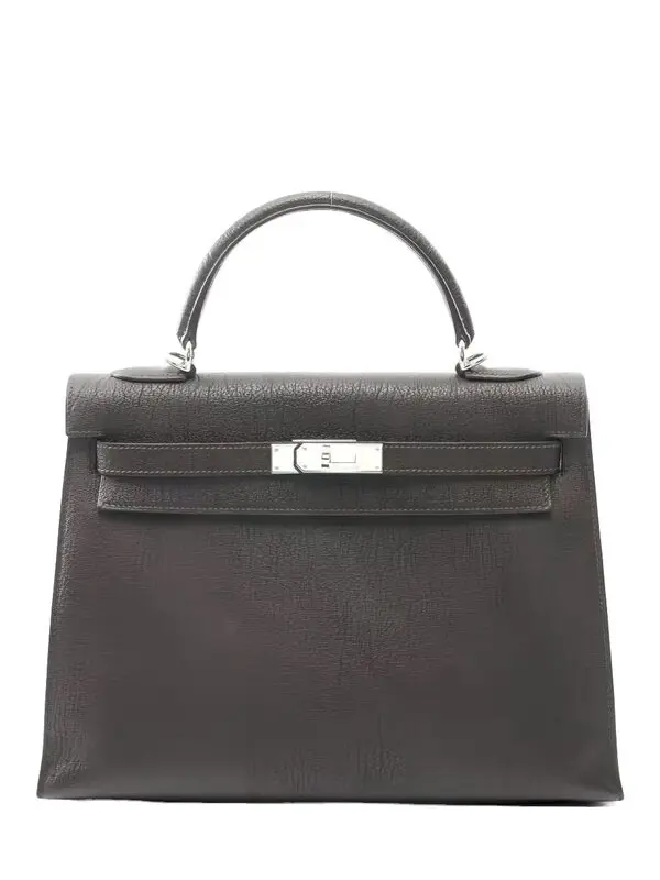 Hermès 2003 32 Kelly Leather Tote - Brown