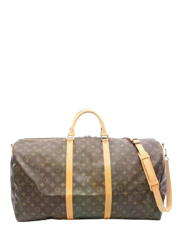 LOUIS VUITTON 1997 Monogram Holdall - Brown