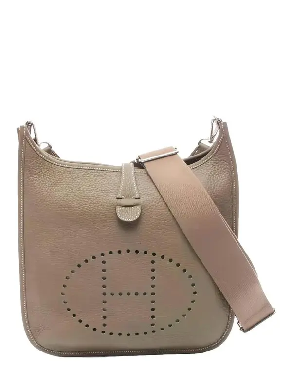 Hermès Evelyn 3 Pm Leather Crossbody Bag - Neutrals