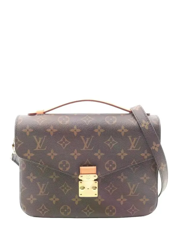 LOUIS VUITTON 2019 Metis Mm Tote Bag - Brown