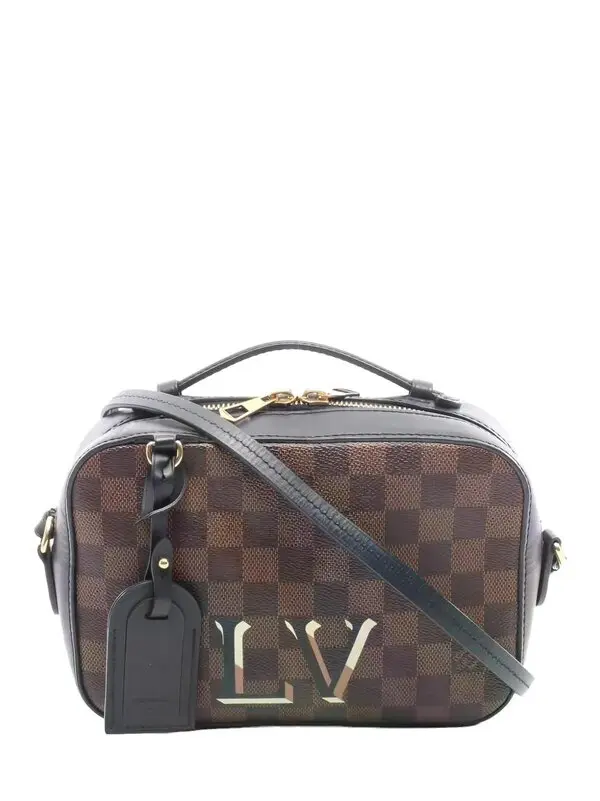 LOUIS VUITTON 2019 Santa Monica Damier Ebene Shoulder Bag - Brown