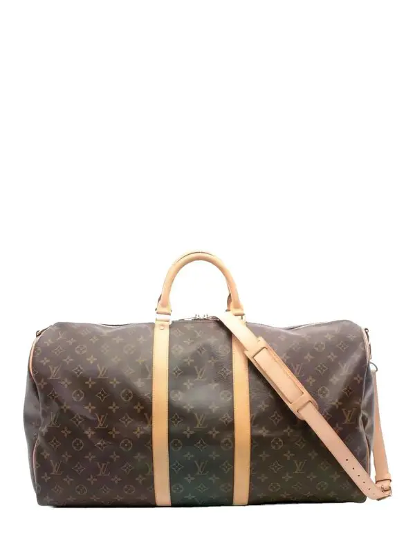 LOUIS VUITTON 2005 Keepall Bandouliere 55 - Brown