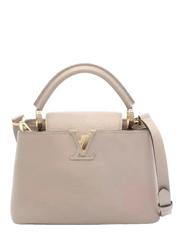LOUIS VUITTON 2019 Capucines Bb Leather Handbag - Neutrals