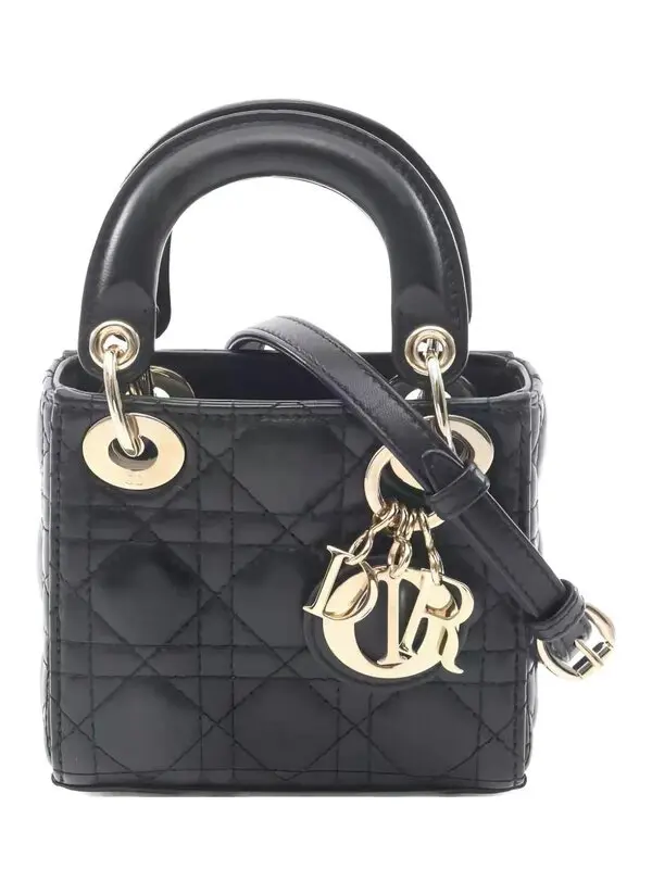 Dior Mini Lady Handbag - Black