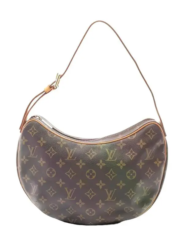 LOUIS VUITTON 2002 Mm Croissant Monogram Shoulder Bag - Brown