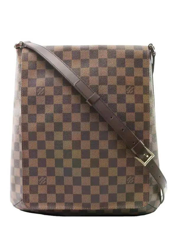 LOUIS VUITTON 2005 Musette Salsa Damier Shoulder Bag - Brown