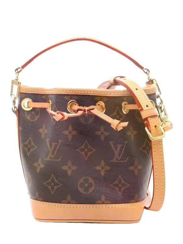 LOUIS VUITTON 10s Nano Noe Bucket Bag - Brown