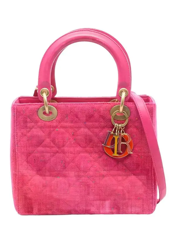 Dior Lady Two-way Handbag - Pink