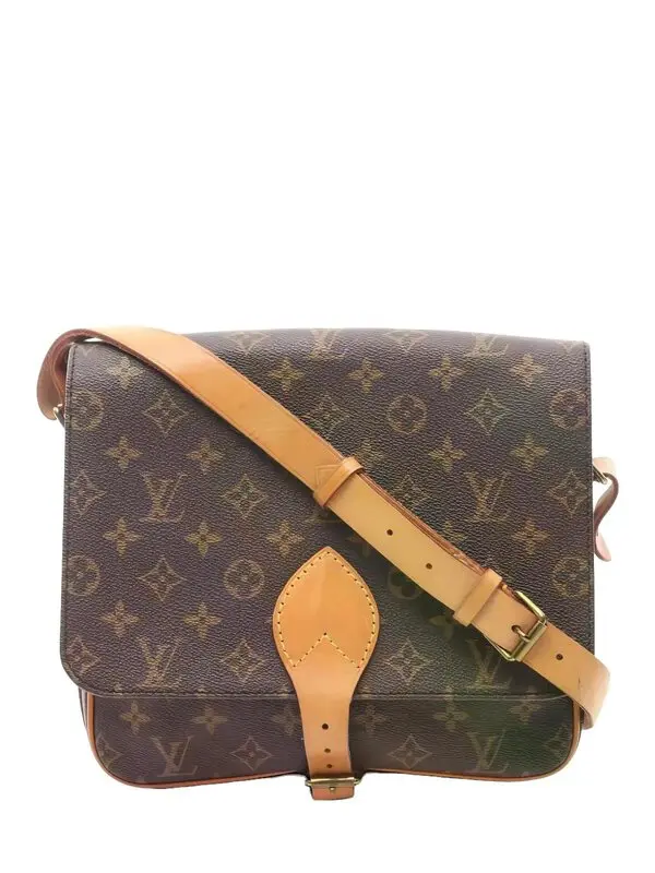 LOUIS VUITTON 1984 Cartesier Gm Monogram Shoulder Bag - Brown