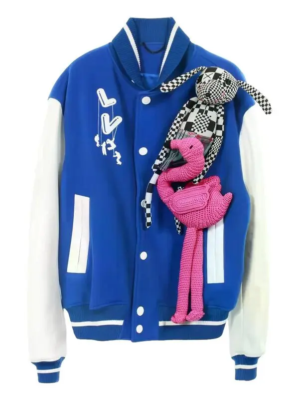 LOUIS VUITTON 2010s Puppet Varsity Jacket - Blue