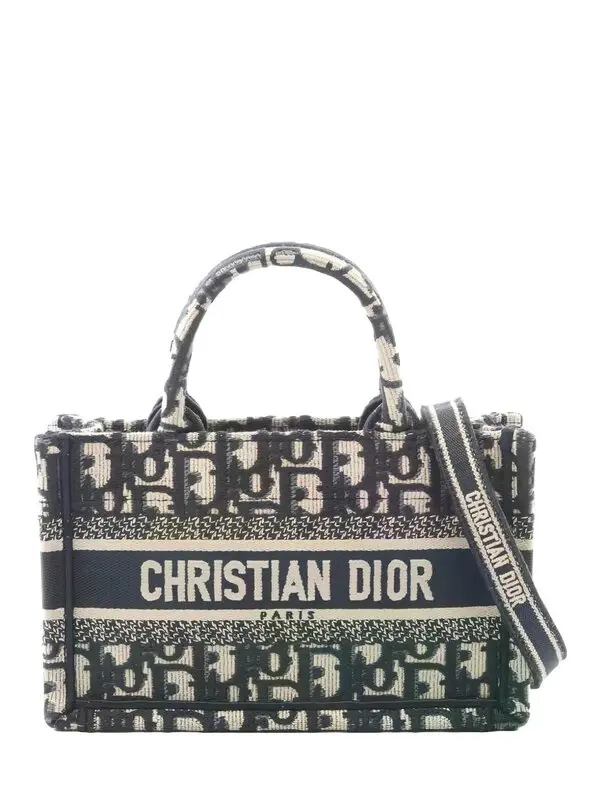 Dior Book Tote Mini Handbag - Blue