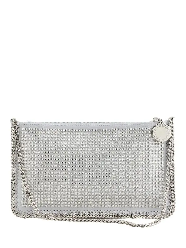 Stella McCartney Falabella Eco Crystal Shoulder Bag - Silver
