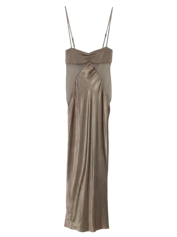 Rick Owens Panelled Midi Dress - Neutrals