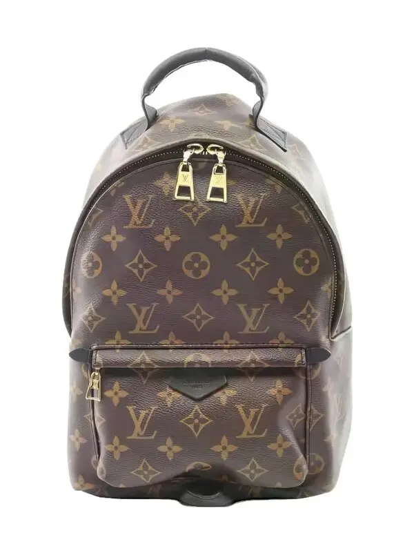 LOUIS VUITTON 2015 Palm Springs Pm Monogram Backpack - Brown