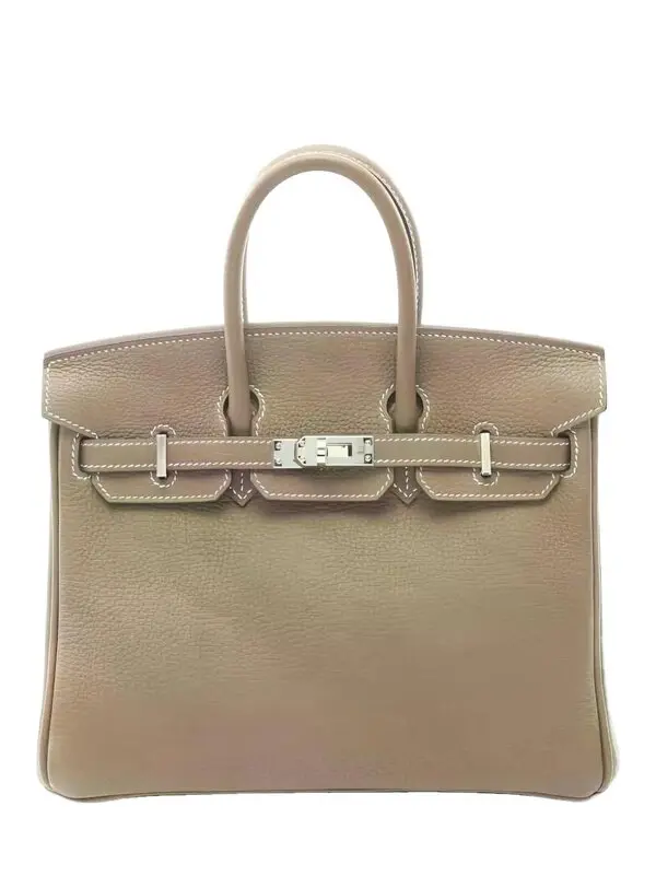 Hermès 2022 25 Birkin Tote Bag - Neutrals