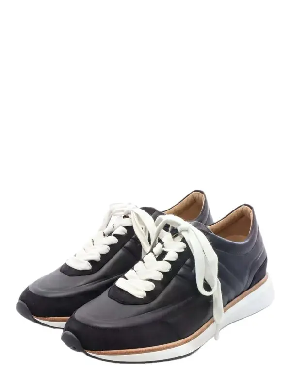 Hermès Leather Sneakers - Black
