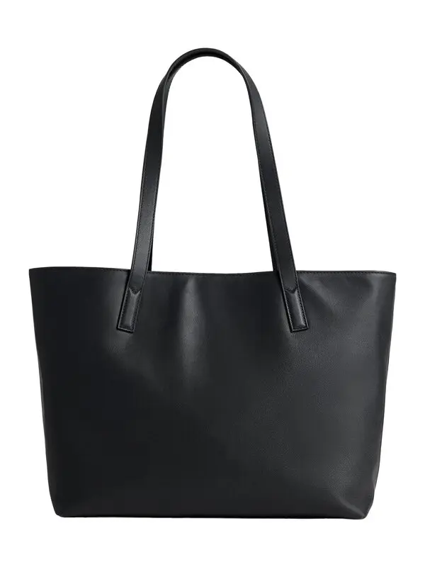 Quince Classic Italian Leather Tote Bag - Black