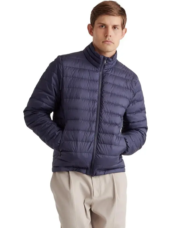Quince Lightweight Packable Down Puffer Jacket - Navy