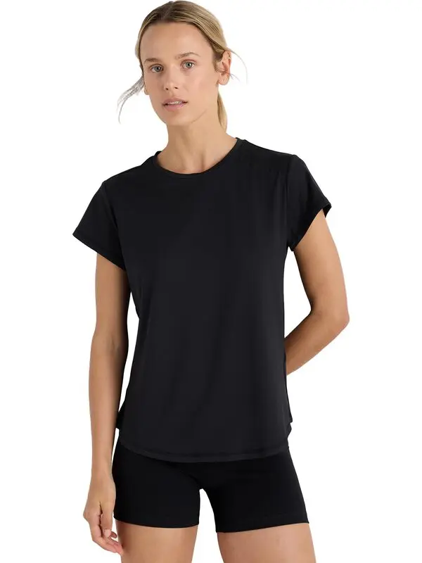 Quince Performance Crewneck T-shirt - True Black
