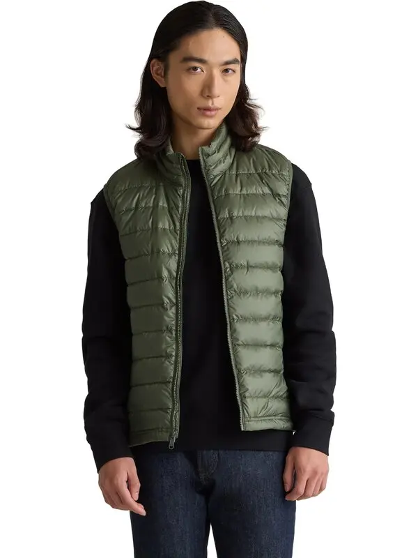 Quince Lightweight Down Packable Puffer Vest - Loden