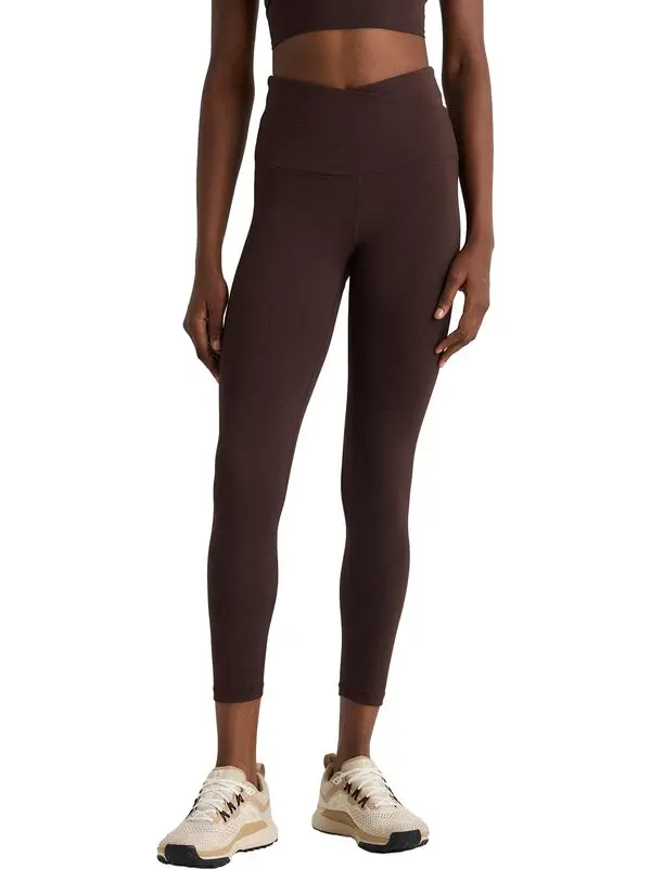 Quince Ultra-form High-rise Crossover Legging - Espresso