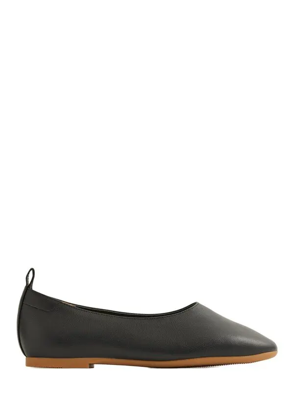 Quince Italian Leather Ballet Flats - Black