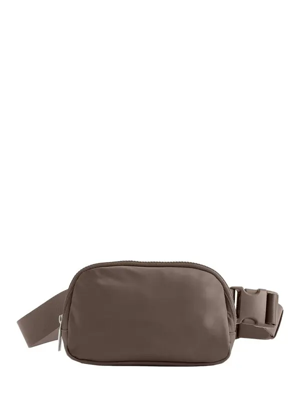 Quince Revive Nylon Belt Bag - Ash Grey