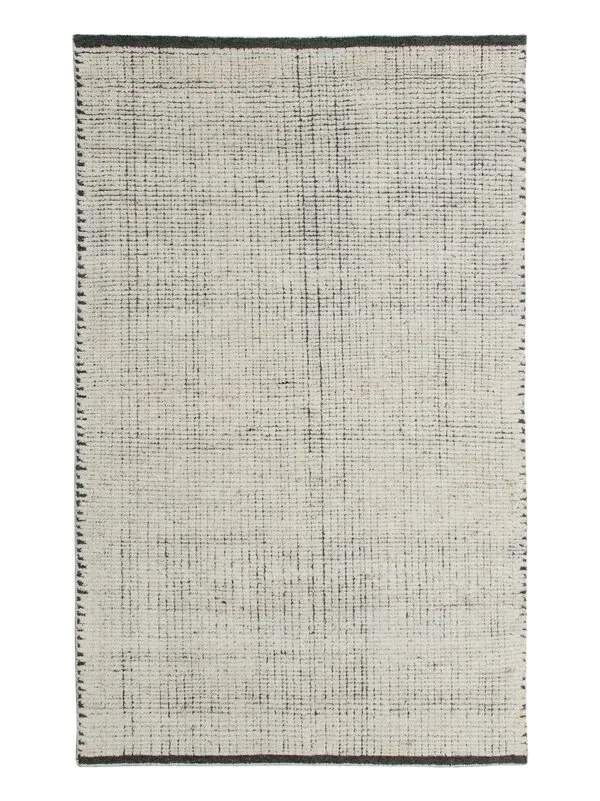 Quince European Stretch Linen Cropped Lady Jacket - Ivory/charcoal