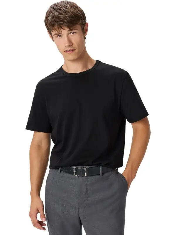 Quince Japanese Lotus T-shirt - Black