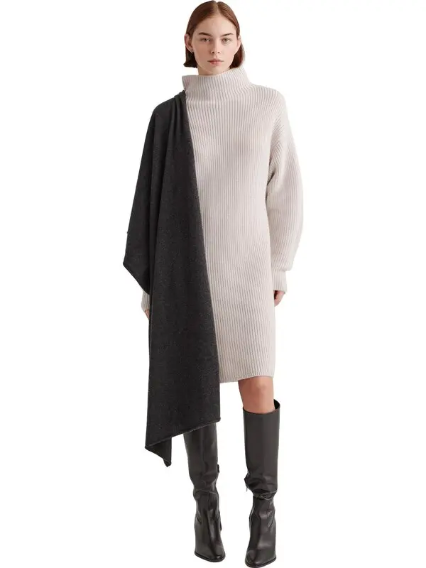 Quince Mongolian Cashmere Wrap - Charcoal