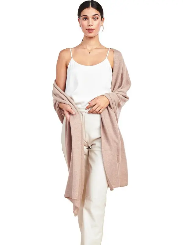 Quince Mongolian Cashmere Wrap - Oatmeal