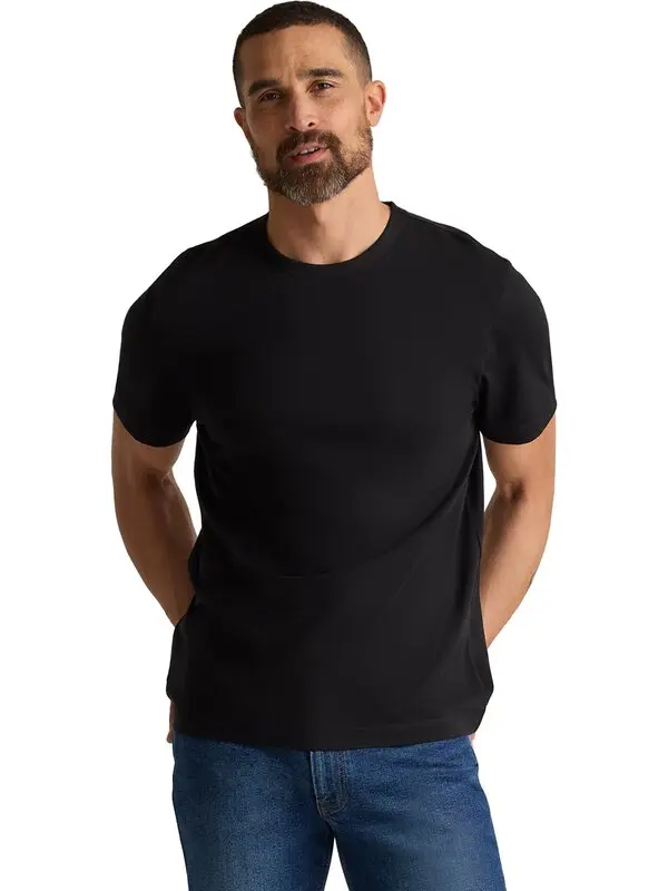 Quince 100% Pima Cotton Luxe Touch T-shirt - Bold Black